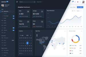 Bootstrap Dark Admin & Dashboard Template - AdminKit